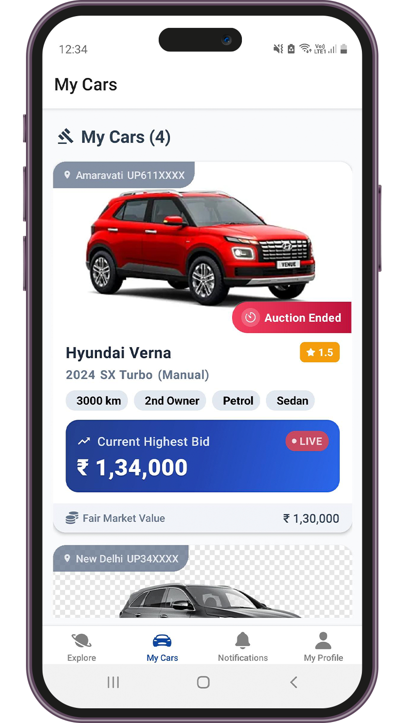 SAS One - Bidwheels: Smart Car Bidding & Auction Platform
